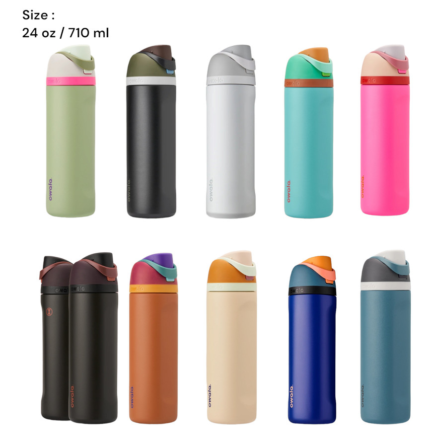 Jual Owala FreeSip Insulated Stainless Steel Water Bottle | Shopee ...