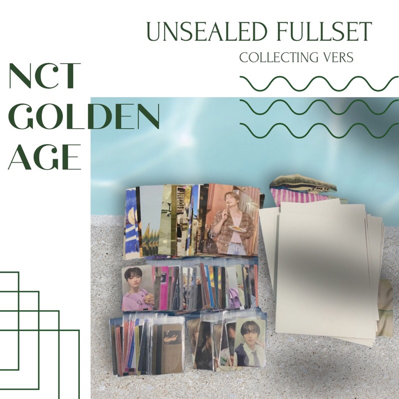 Jual UNSEALED FULLSET Collecting version NCT 2023 Golden age jaemin jeno renjun ten jaehyun ...