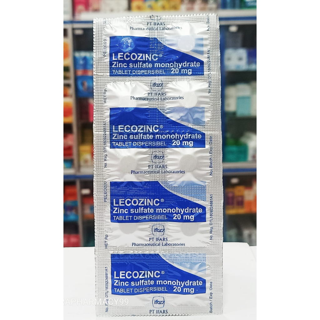 Jual Lecozinc 𝟏 𝐒𝐓𝐑𝐈𝐏 𝐈𝐒𝐈 𝟏𝟎 𝐓𝐀𝐁𝐋𝐄𝐓 - Suplemen Diare Dehidrasi Anak ...