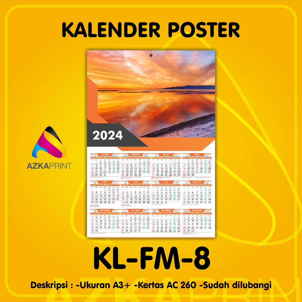 Jual Cetak KALENDER TEMA FORMAL - kalender poster - kalender dinding ...