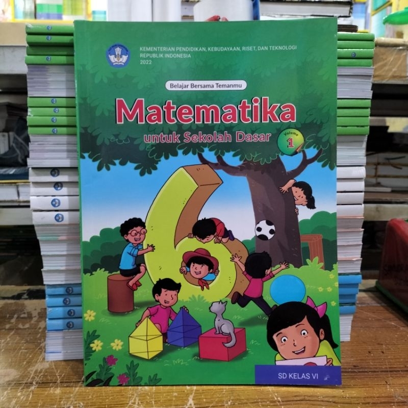 Jual BUKU PAKET MATEMATIKA KELAS 6 SD VOLUME 1 KURIKULUM MERDEKA 2022 ...