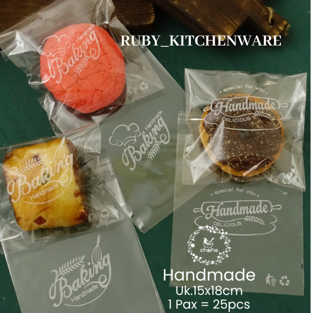 Jual Chefio Plastik Roti OPP Motif /Plastik Kue Cake Roti Tawar Sobek ...
