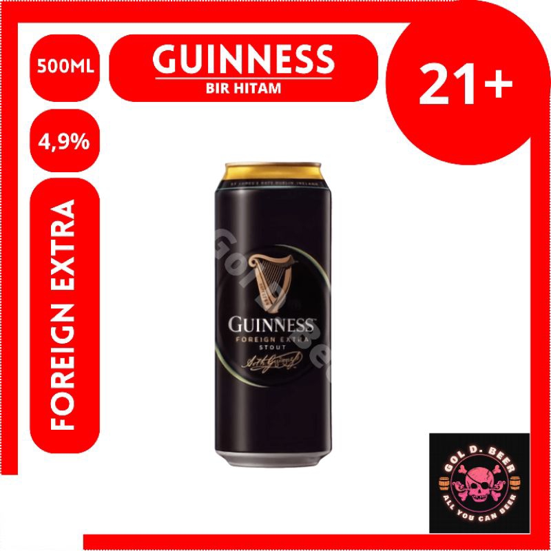 Jual Guinness beer Beer Stout can 500ml | Shopee Indonesia