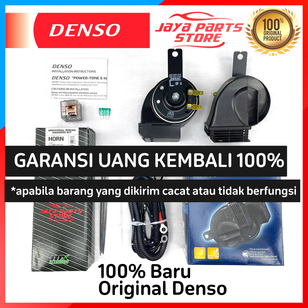 Jual KLAKSON KEONG DENSO Waterproof TAHAN AIR ORIGINAL - Untuk MOBIL ...