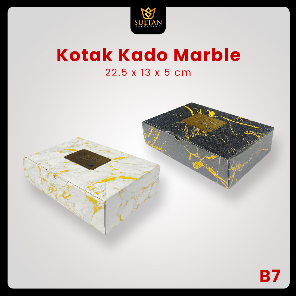Jual Kotak Kado Marble - Box Kado Mewah - Kotak Hadiah Ulang Tahun - B7 ...