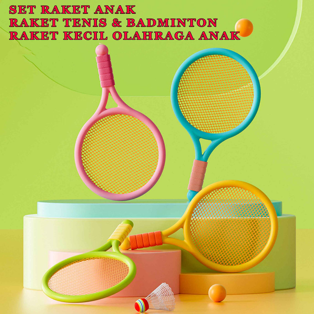Jual Set Raket Anak / Raket Tenis & Badminton / Alat Olahraga Anak ...