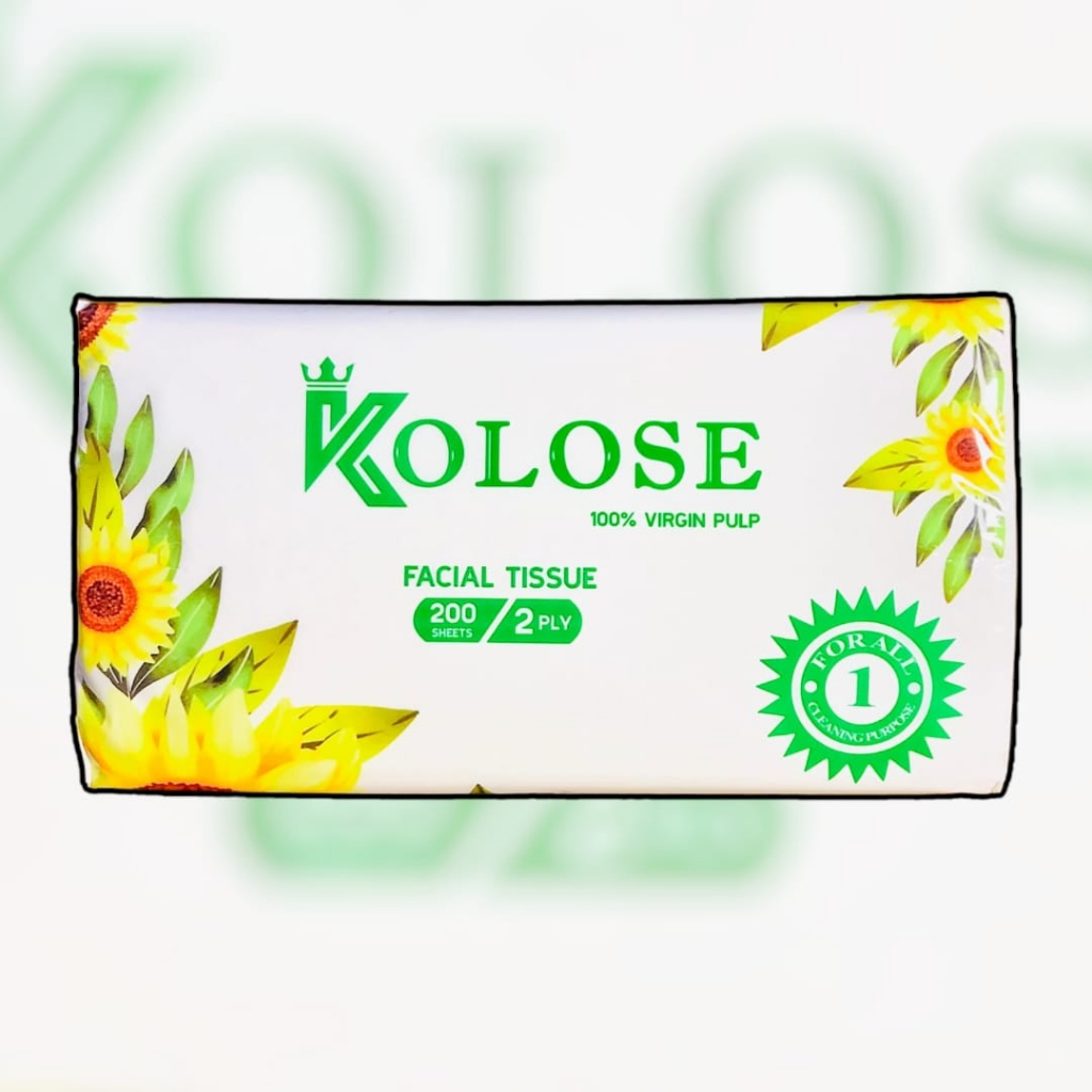 Jual (1kg Muat 6pcs ) Tissue Kolose 250s Facial Tissue, Tisu Murah ...