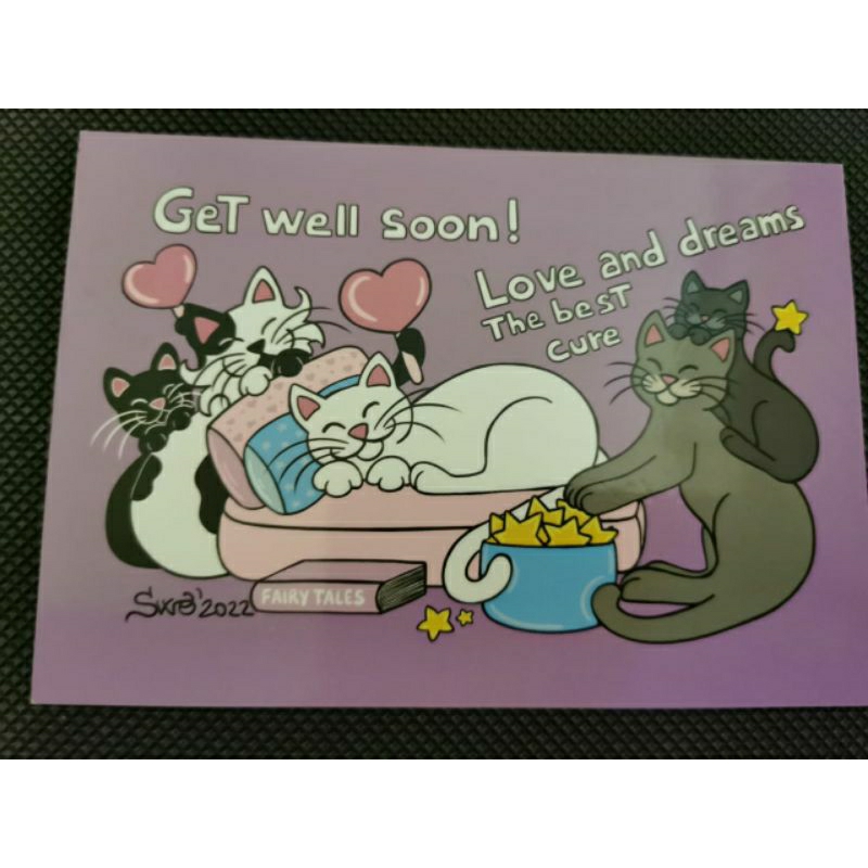 Jual kartu pos kucing titina/titina cat postcard | Shopee Indonesia