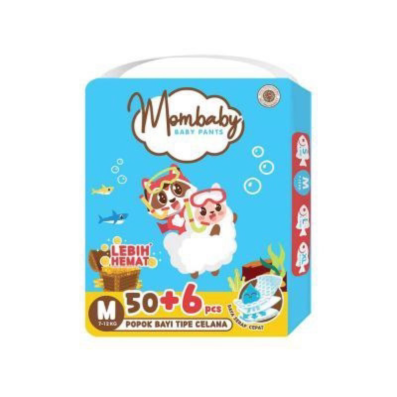 Jual MOMBABY Pants M50 - Popok Bayi | Shopee Indonesia