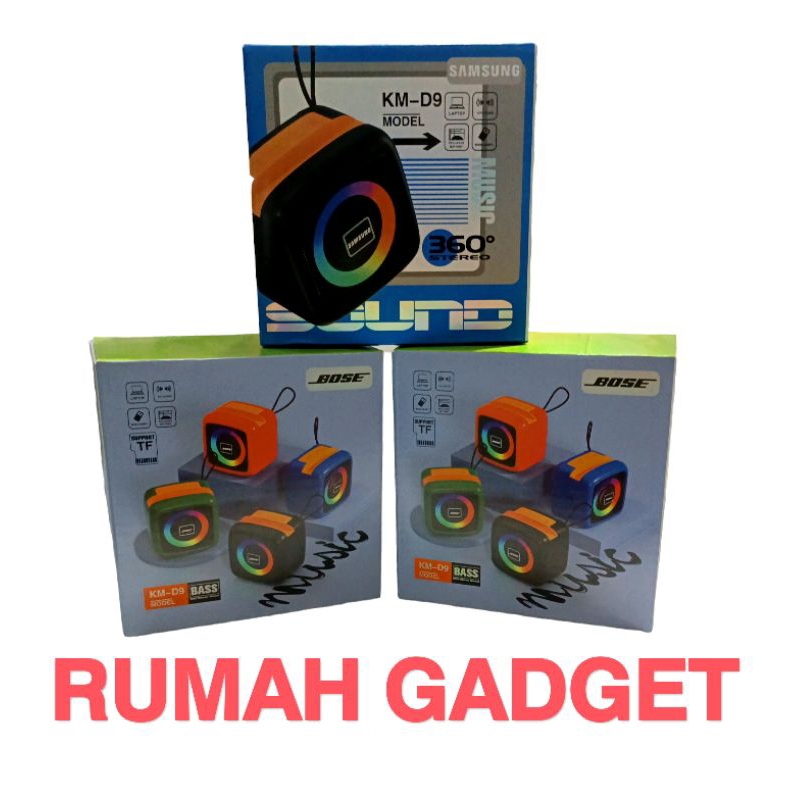 Jual SPEAKER BLUETOOTH KM-D9/KM-D8 SPEAKER PORTABLE KMD9/KMD8 FULL BASS ...