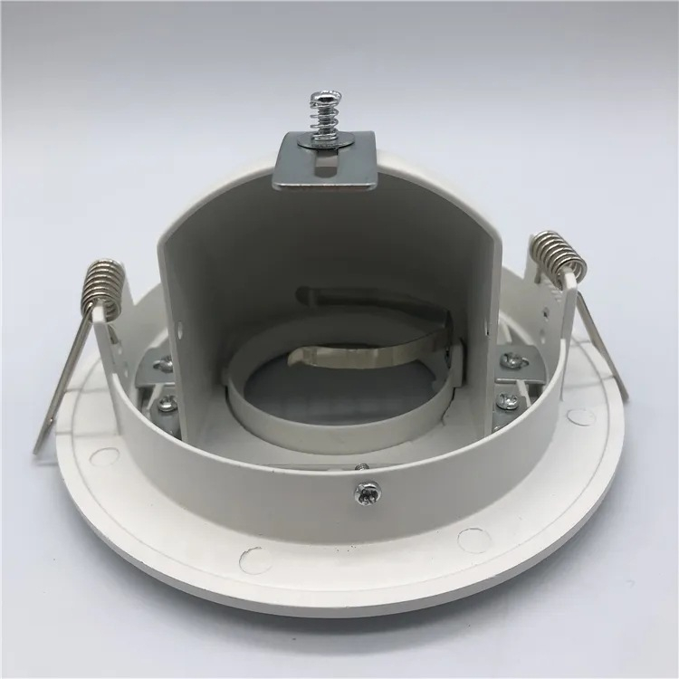 Jual LED Eyeball Fitting Casing White Downlight Housing Light Fixture ...