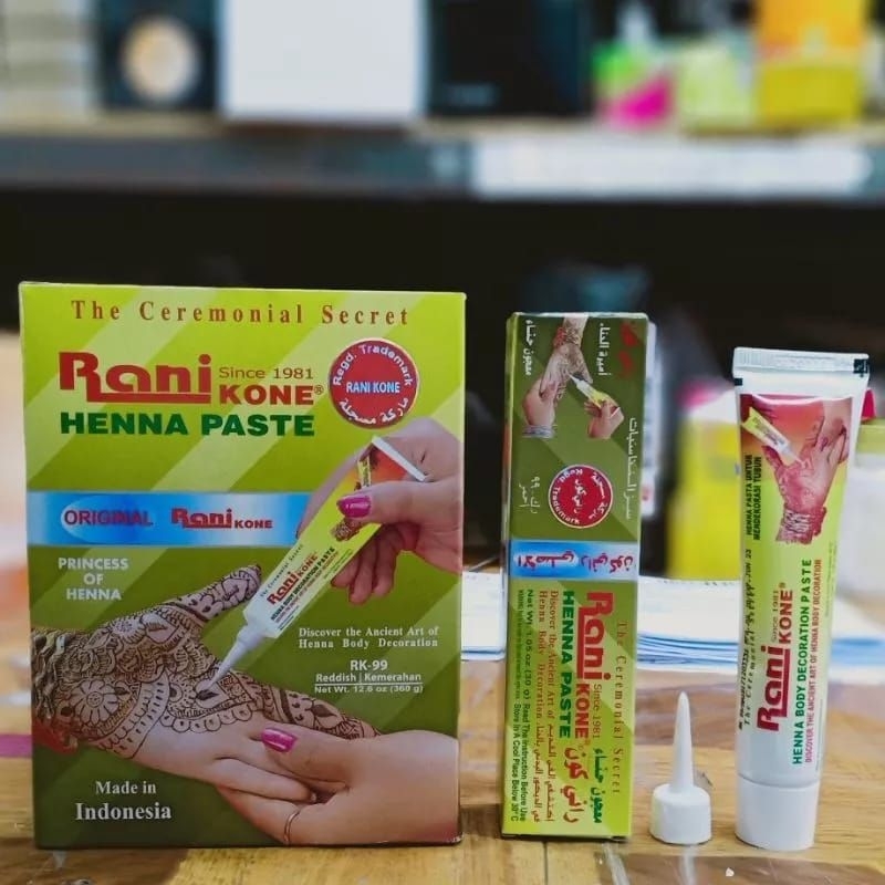 Jual HENNA PASTE RANI KONE | Shopee Indonesia