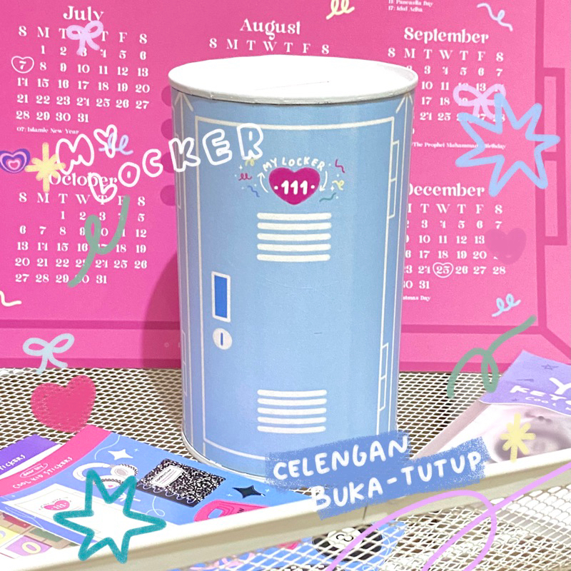 Jual Dear Lily - Celengan Buka Tutup Locker Aesthetic / Money Container Cutie Locker / Loker ...