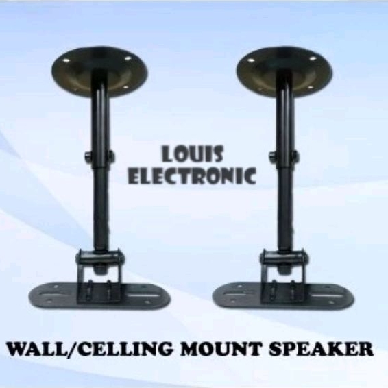Jual Bracket Speaker Dinding Ceiling Gantung Wall Ceiling Mount Speaker | Shopee Indonesia