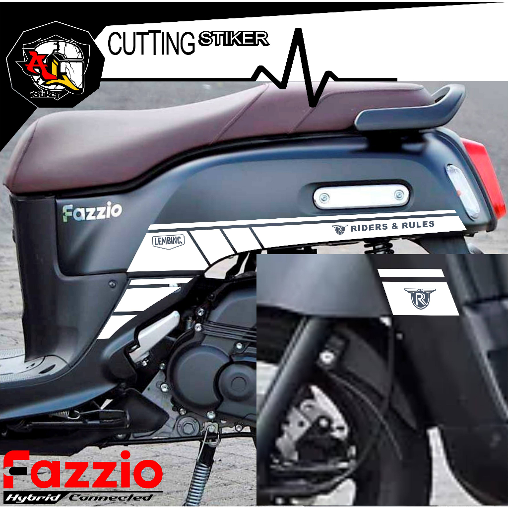 Jual STICKER CUTTING FAZZIO/SCF.398/STRIPING FAZZIO SIMPEL/STIKER LOGO ...
