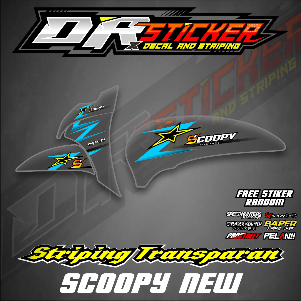 Jual 278 Terbaru Striping Sticker Scoopy New 2020,2021,2022 List Bahan ...