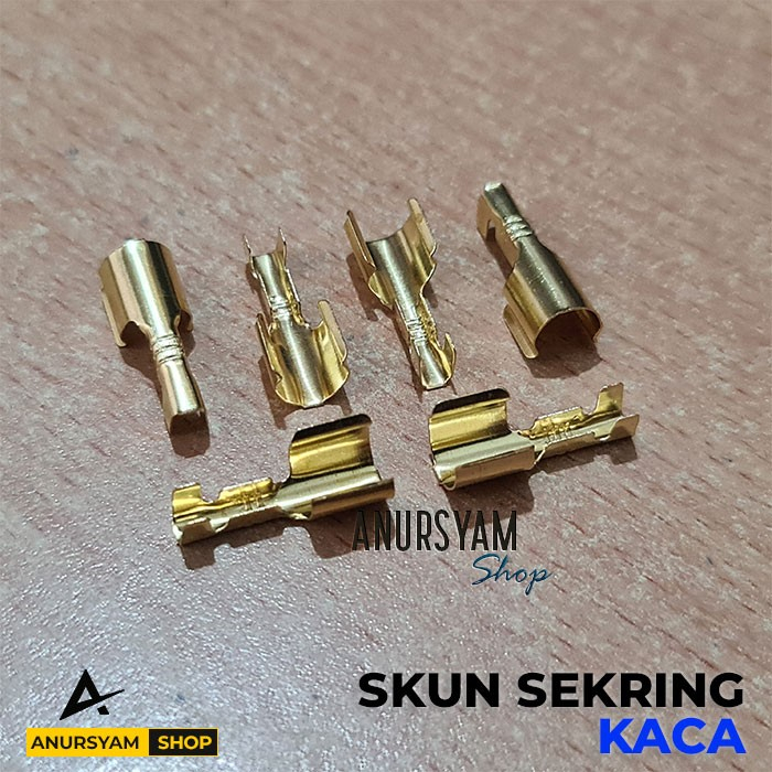 Jual [159] Skun Fuse Sikring Kaca Tabung Bulat / Skun Sekring Kaca ...
