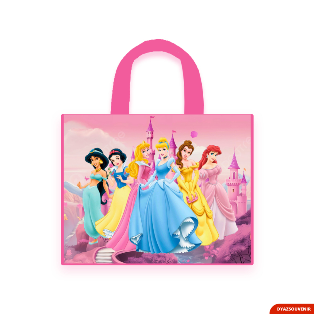 Jual Tas Ultah Princess Ulang Tahun Cinderella Belle Snow White Aurora ...