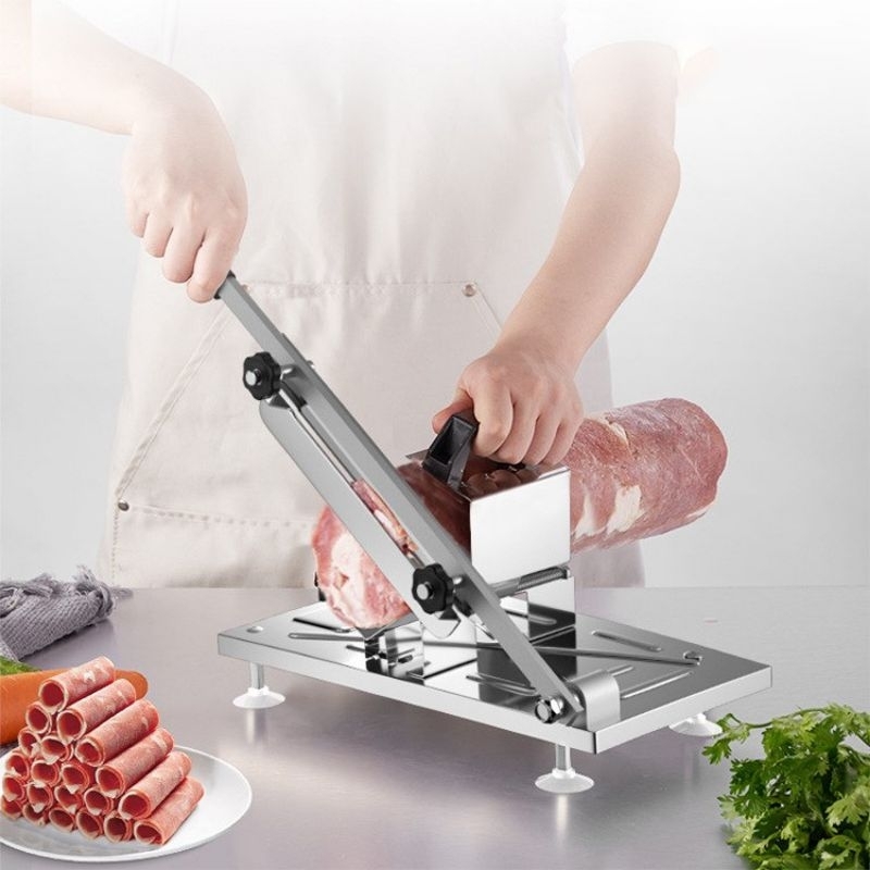 Jual Alat pemotong daging tipis beku Meat Slincer Stainless steel ...