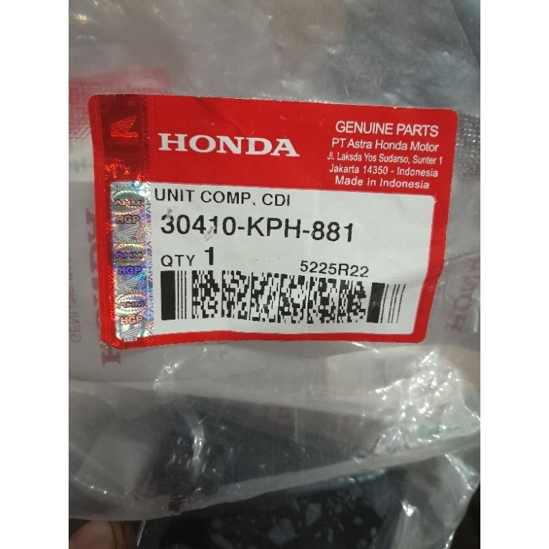 Jual CDI / UNIT COMP, CDI HONDA KARISMA SUPRA X125 KARBU KODE PART ...