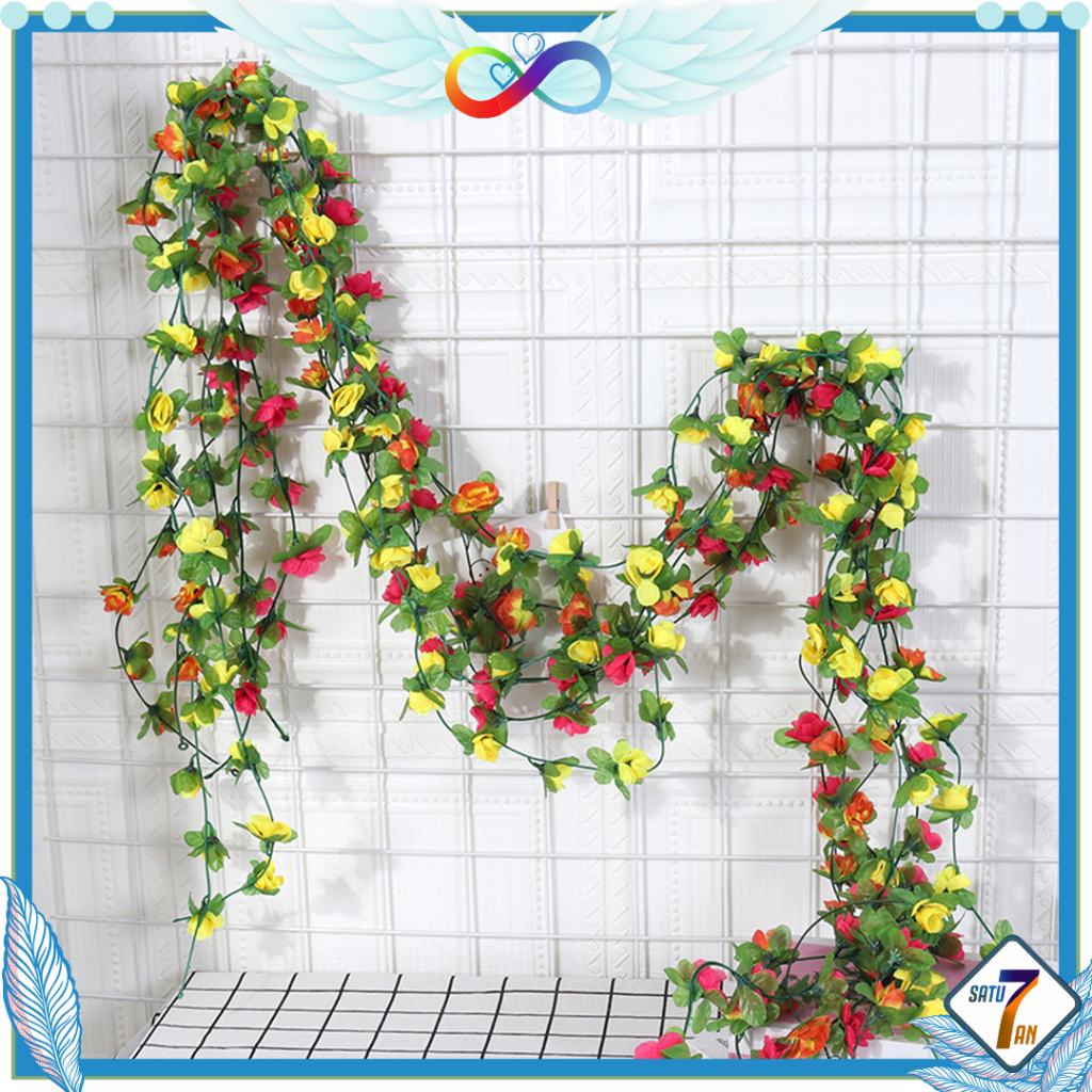 Jual Bunga Rambat Hias Plastik Bunga Juntai Gantung Hiasan Dinding ...