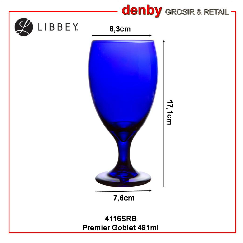 Jual Libbey 4116SRB Gelas Glass Kaca Minum Premier Goblet Wine | Shopee ...