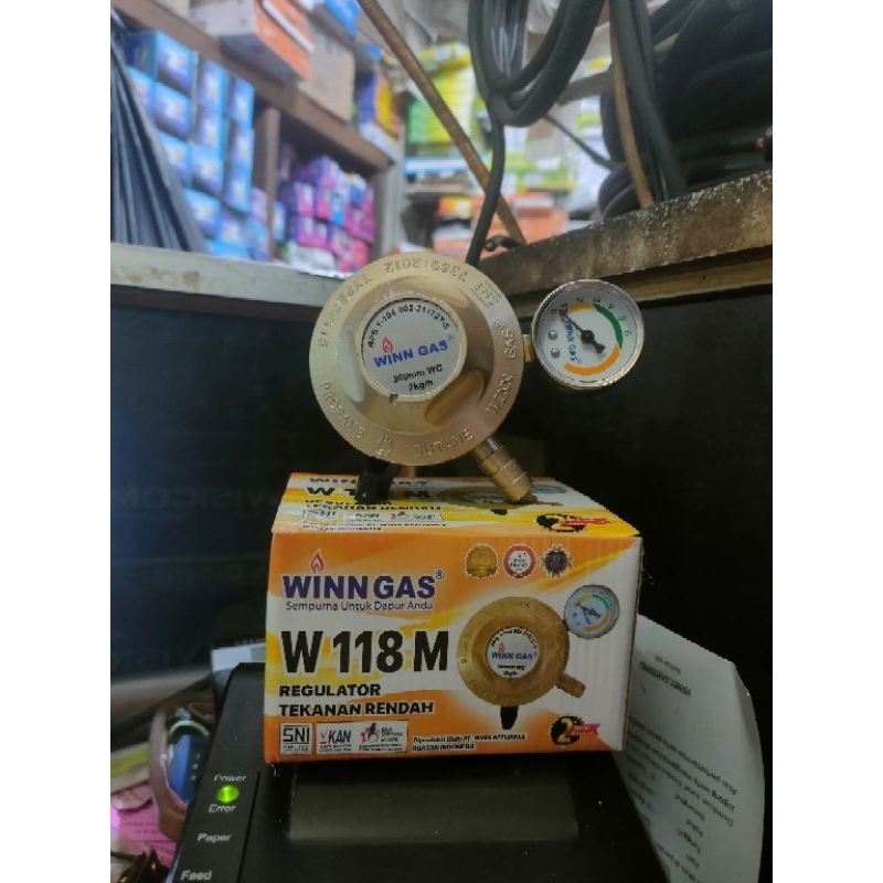 Jual REGULATOR GAS WINN TEKANAN RENDAH W 118 M | Shopee Indonesia