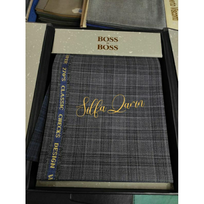 Jual Bahan Kain Celana Kotak Super Semi Wool Boss By Boss England ...