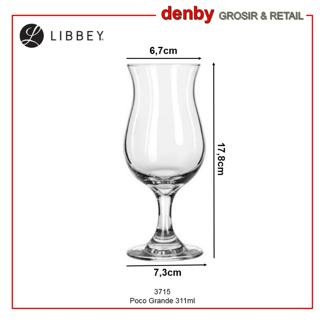 Jual Libbey Gelas 3715 Embassy Royale Poco Grande 311ml | Shopee Indonesia