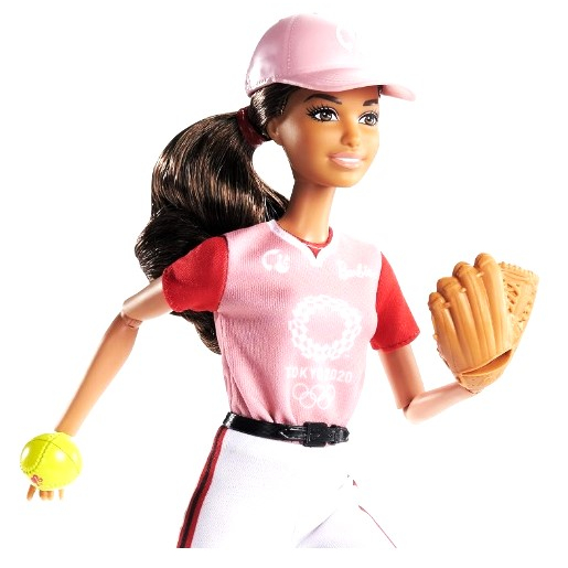 Jual Mattel Mada To Move - Barbie Sport Softball Doll GJL73, Olympic ...