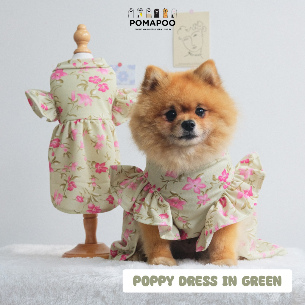 Jual POMAPOO - Baju Kucing dan Baju Anjing Poppy Dress | Shopee Indonesia
