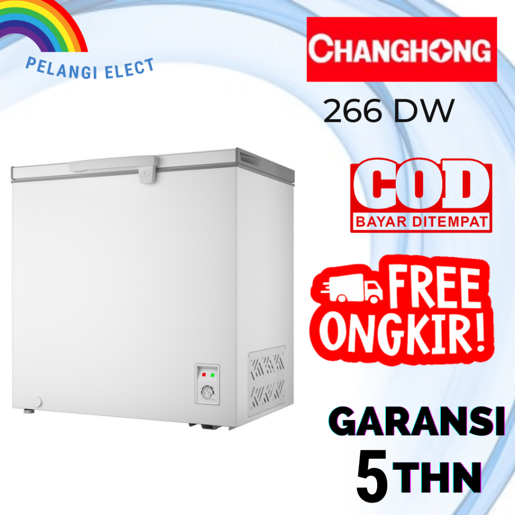 Jual Changhong Chest Freezer FCF266DW Kapasitas 210 Liter | Shopee ...