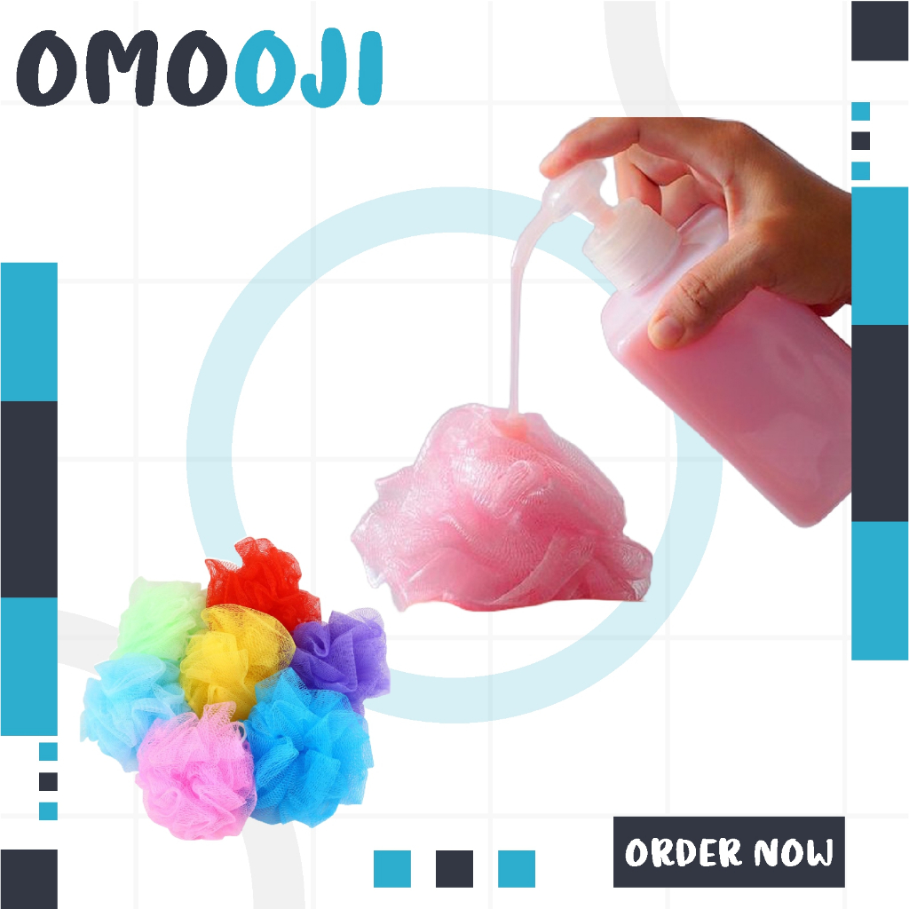 Jual OM SPONS MANDI JARING / SPON MANDI GOSOK / SPONGE MANDI SHOWER NET ...