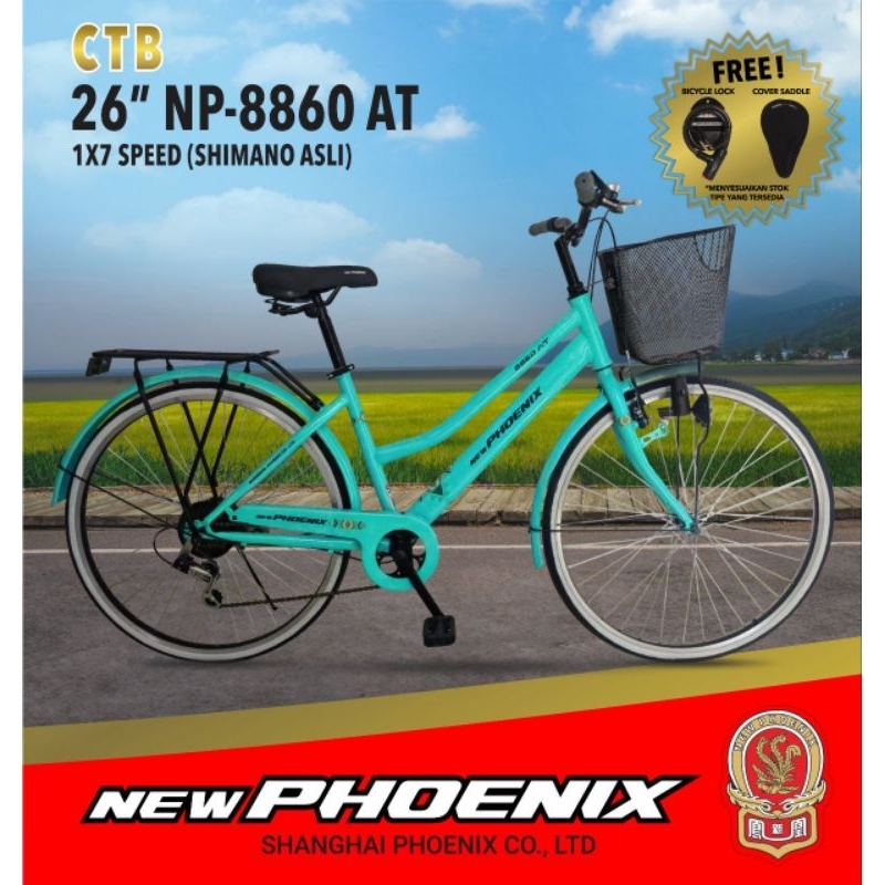 Jual Sepeda Mini City Bike CTB 26 New PHOENIX 7 SPEED SHIMANO | Shopee ...