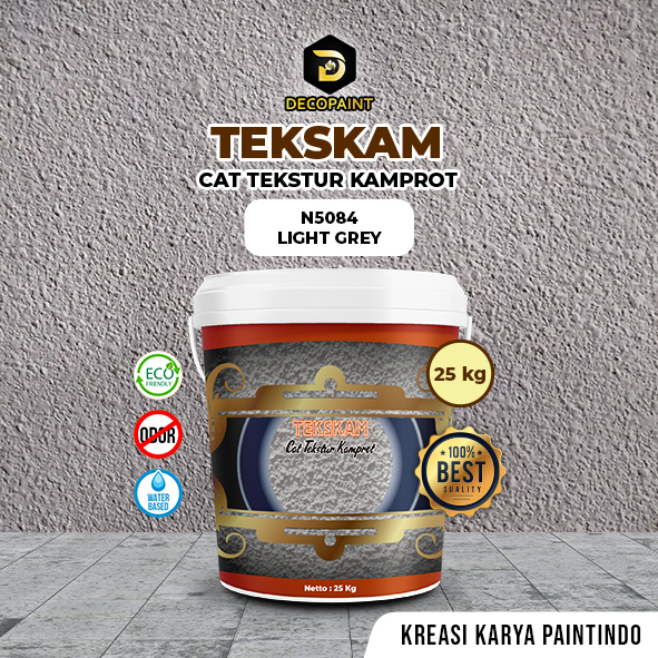 Jual Cat Tekstur Pasir Kamprot | Cat Tekstur Tembok - Tekskam Light ...
