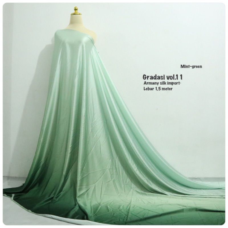 Jual Kain gradasi warna | kain polos gradasi | kain campur warna | kain bridesmaid | kain mewah ...