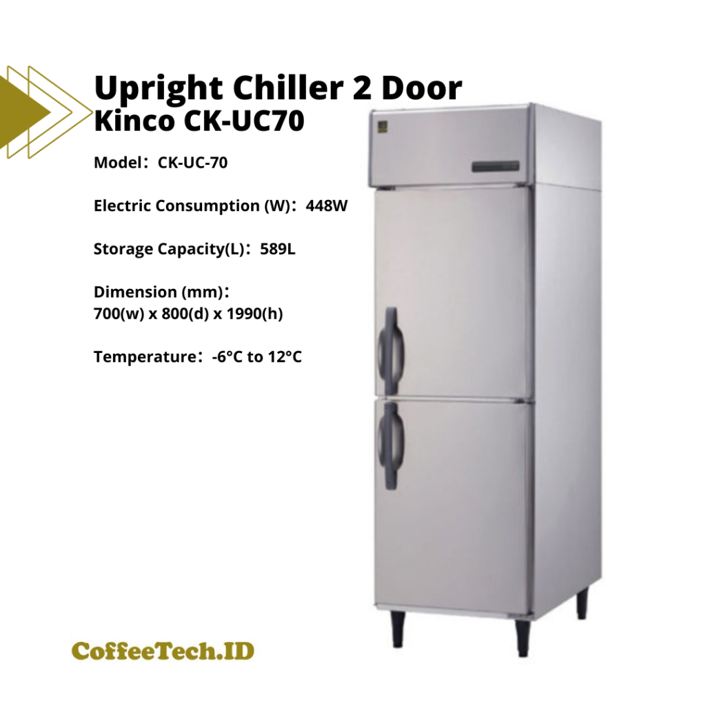 Jual Upright Chiller 2 Door Kinco Model CK-UC70 | Shopee Indonesia