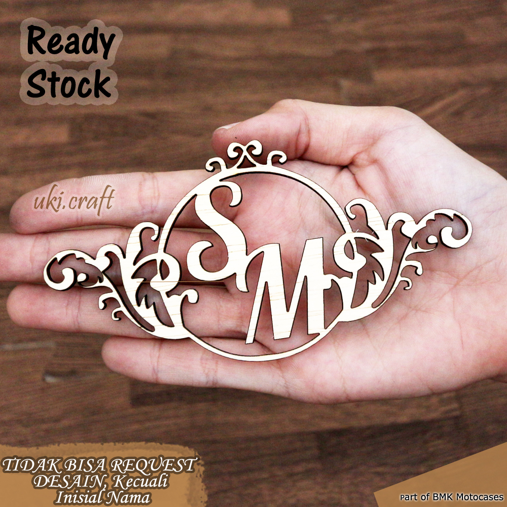 Jual Frame Border Inisial Nama Logam Mulia Bulat Salur Kayu Mdf Plywood ...