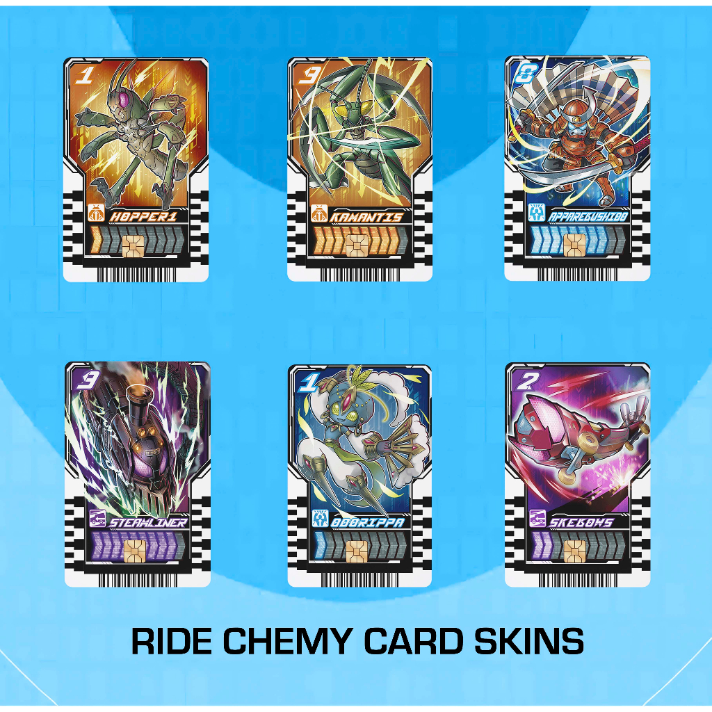 Jual Custom Skin Card ATM Kamen Rider Gotchard Ride Chemy Card Phase 00 ...
