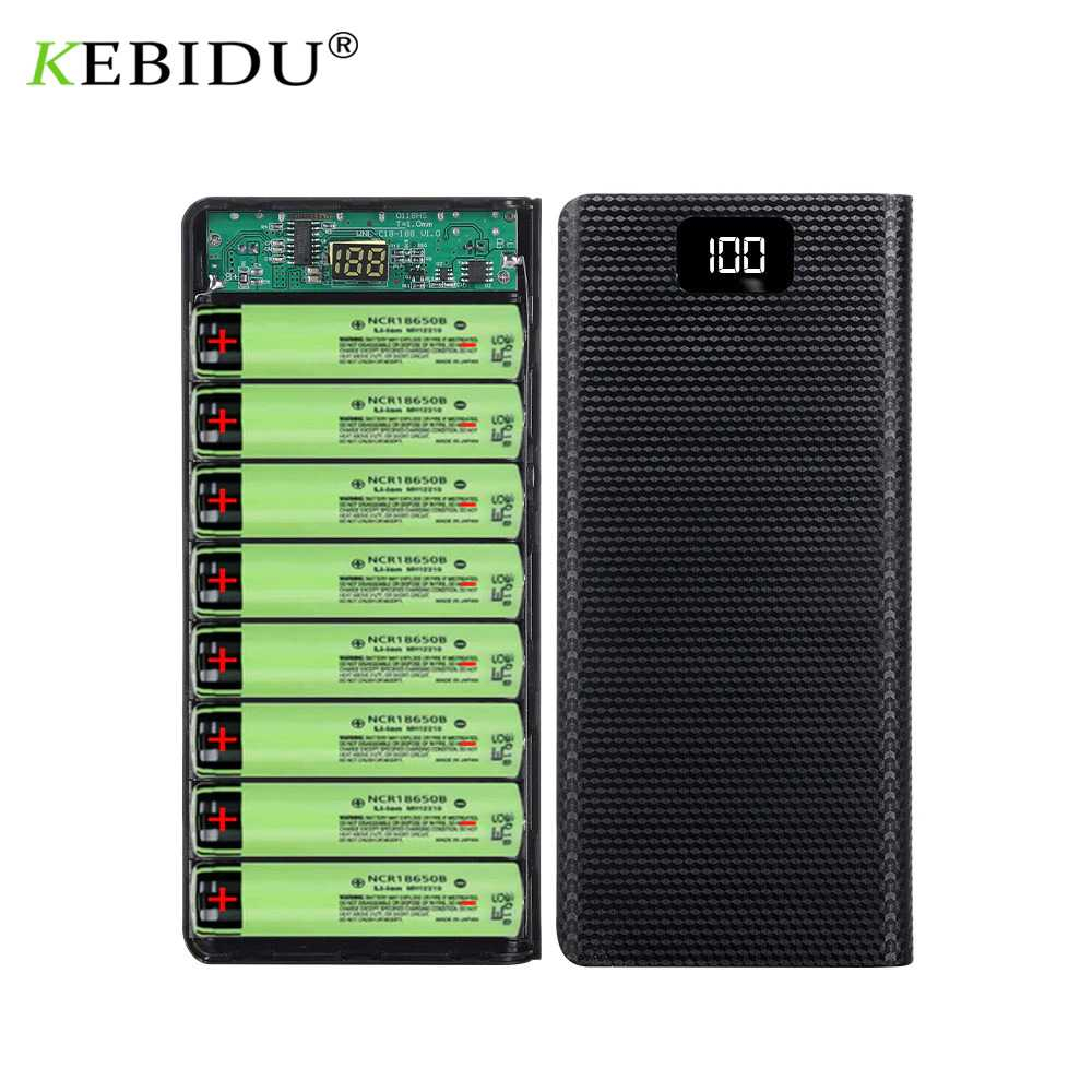 Jual Casing Powerbank 18650 DIY Modul Powerbank Type C LCD 2A Casing ...