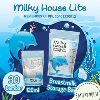 Jual Milky House Kantong Asi BreastMilk Storage 120ml isi 30pcs Kemenkes RI | Shopee Indonesia