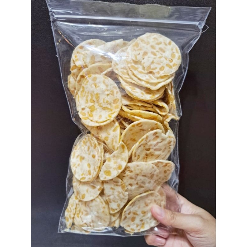 Jual KERIPIK TEMPE BULAT KRIPIK TEMPE SAGU CRISPY KERIPIK TEMPE PUTIH ...
