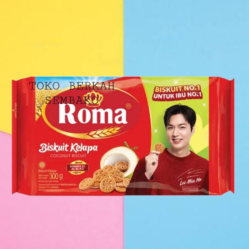 Jual Roma Biskuit Kelapa Coconut Biscuit 300gr -1 BUNGKUS | Shopee ...