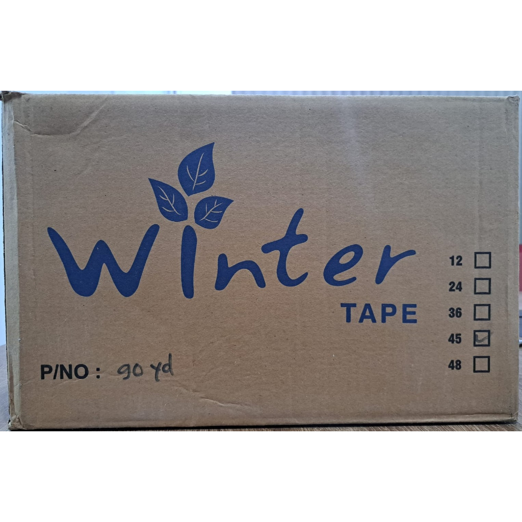 Jual LAKBAN /SELOTIP /SELASIBAN WINTER 45 MM x 90 YARD (KARTON / 72 PCS ...