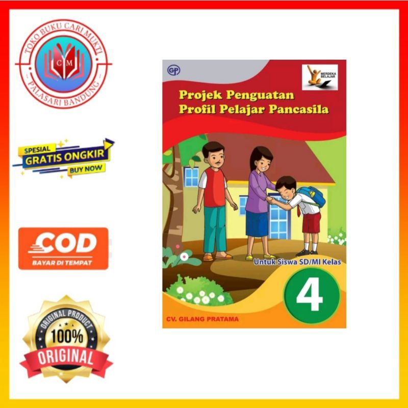 Jual Buku Projek Penguatan Profil Pelajar Pancasila Untuk SD/MI Kelas 4 Kurikulum Merdeka ...