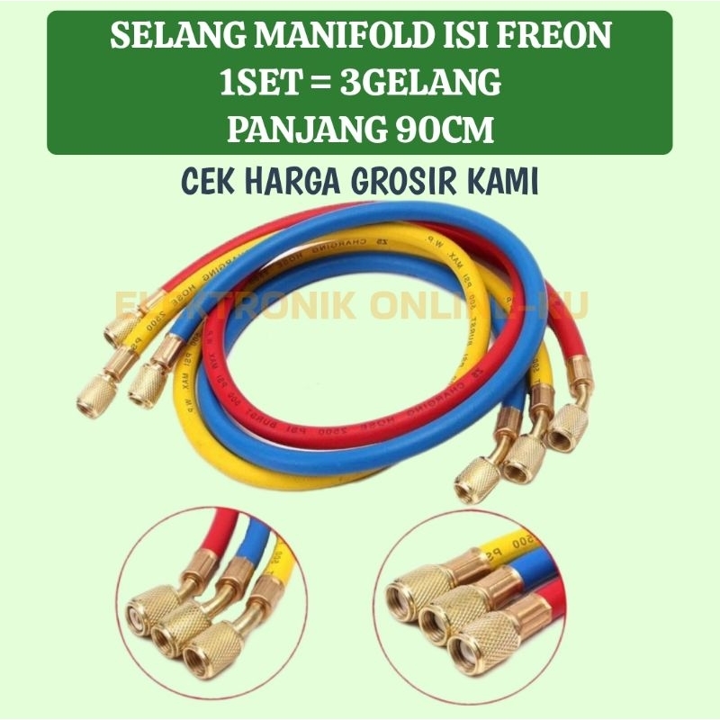Jual SELANG MANIFOLD ISI FREON | Shopee Indonesia