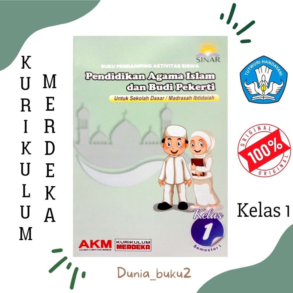 Jual BUKU SISWA PENDIDIKAN AGAMA ISLAM DAN BUDI PEKERTI KELAS 1 SEMESTER 1 KURIKULUM PENGGERAK ...