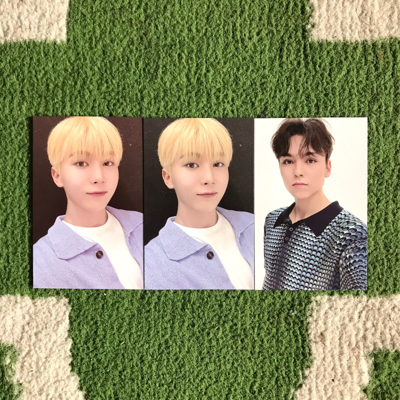 Jual seventeen official photocard seungkwan vernon caratland tshirt ...