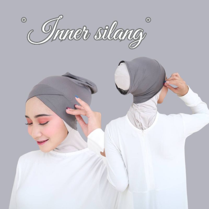 Jual INNER SILANG/INNER HIJAB/INNER 2 IN 1/ INNER JERSEY SPANDEK ...