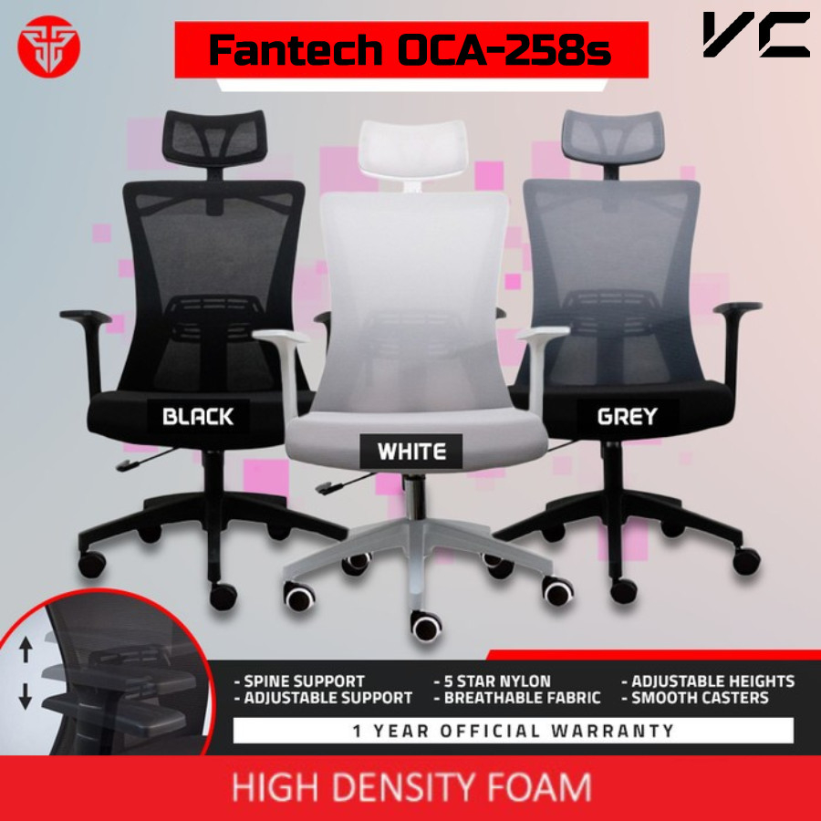 Jual Fantech OCA-258s Office Gaming Chair Armrest Fleksibel Kursi ...